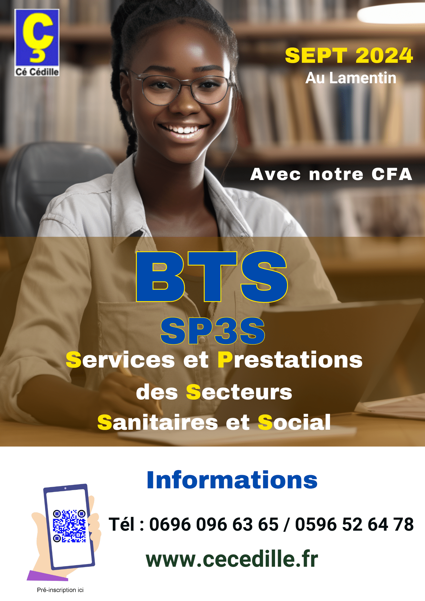 BTS SP3S en septembre 2024 - Cé Cédille MARTINIQUE